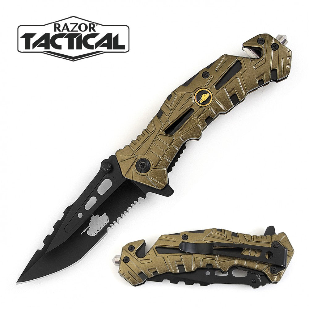 Army Folding Knife w/ Metal Handle – NorCal Unlimited